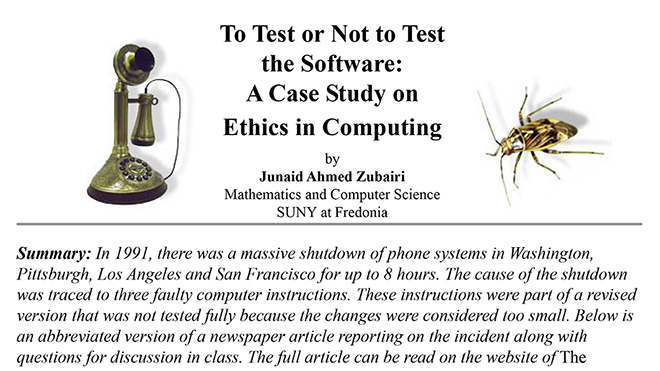 To Test or Not to Test the Software | NSTA
