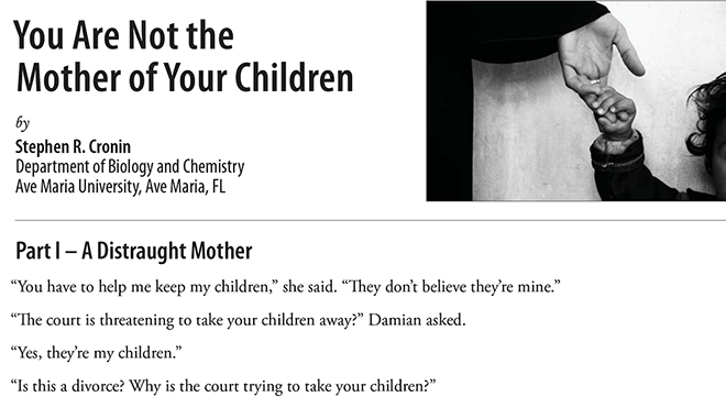 You Are Not the Mother of Your Children | NSTA
