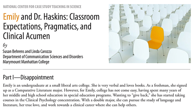 Emily and Dr. Haskins | NSTA