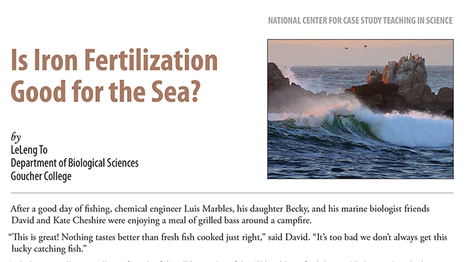 Is Iron Fertilization Good for the Sea? | NSTA