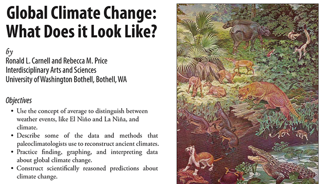 Global Climate Change: What Does it Look Like? | NSTA