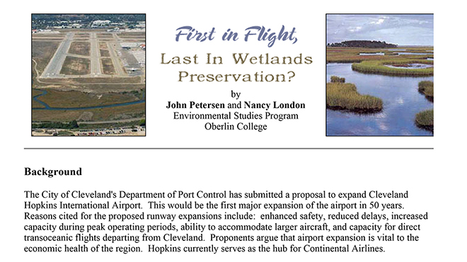 First in Flight, Last in Wetlands Preservation? | NSTA